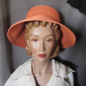 Something Special | Accessories | Impressive Hat Terra Cotta Color Wide ...